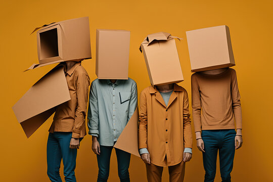 Cardboard Box On Head Images – Browse 13,127 Stock Photos, Vectors, and ...