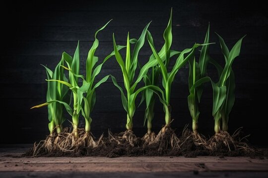 Maize Plant Roots
