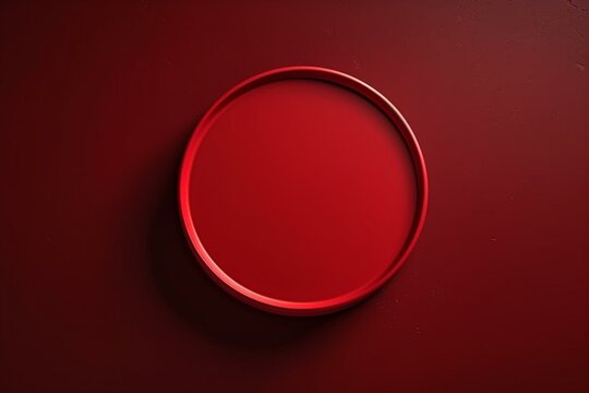 Dark Red Circle