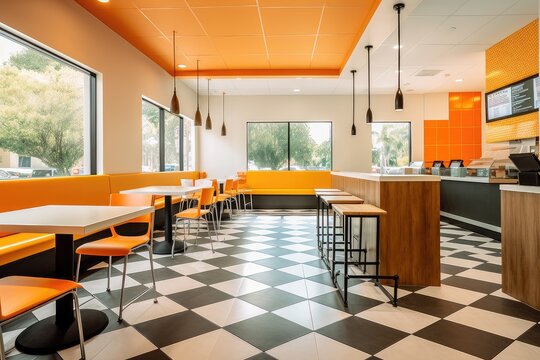 Fast Food Restaurant Interior Images – Browse 15,389 Stock Photos ...