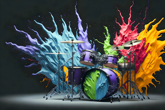 Abstract Drum Wallpapers