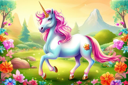 "Unicorn Logo" Billeder – Gennemse 322 stockfotos, vektorer og videoer ...