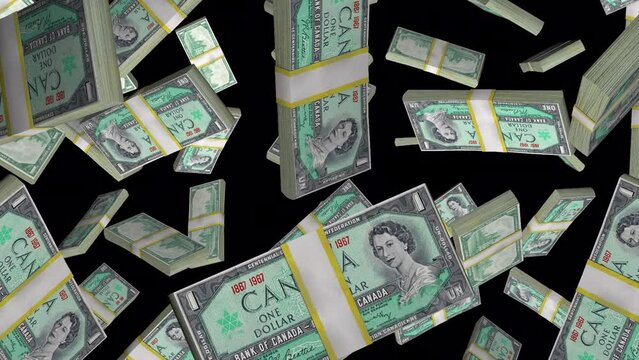 Raining Canadian Money Png