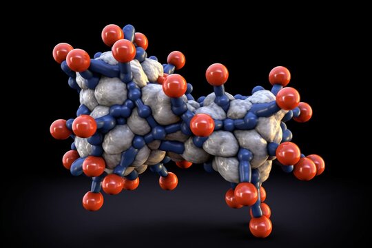 Protein Molecule Model Protein Molecule Model