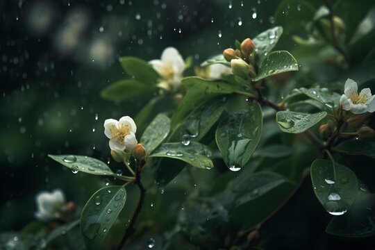 Spring Rain Wallpaper Hd