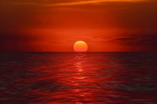 Red Sun Wallpaper