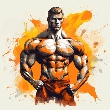Abs Cartoon Images – Browse 11,482 Stock Photos, Vectors, and Video ...