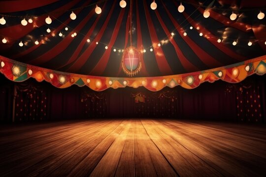 Circus Stage Background