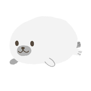 Chibi White Seal