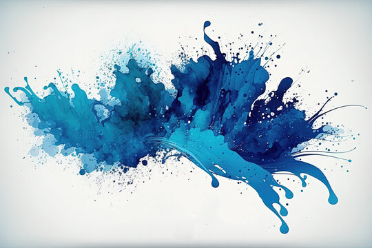 Blue Paint Splatter Backgrounds