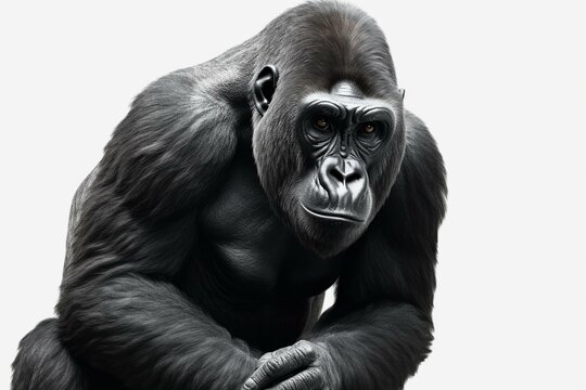 White Gorilla Smiling