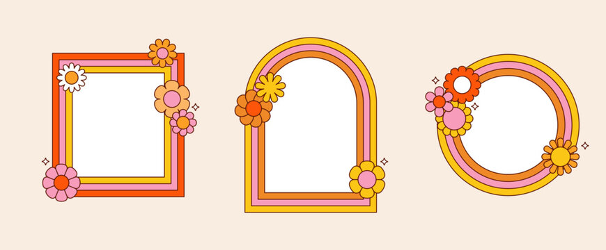 Hippie Flower Border Images – Browse 25,403 Stock Photos, Vectors, and ...