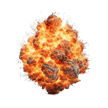 Fire Explosion Transparent