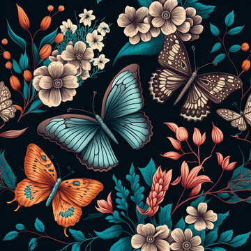 Seamless Butterflies Images – Browse 412,448 Stock Photos, Vectors, and ...