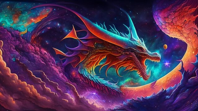 Cool Abstract Dragon Wallpaper