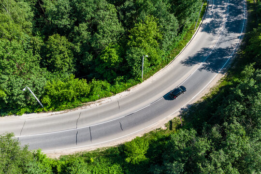 Road On A Sharp Turns