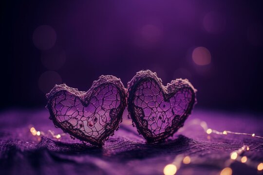 Purple Heart Wallpaper Desktop