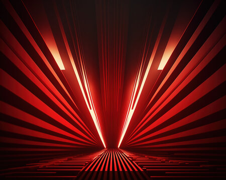 Red Lasers Background