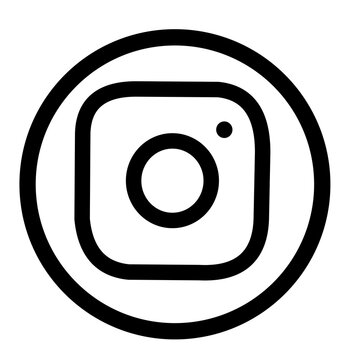 Round Instagram Button