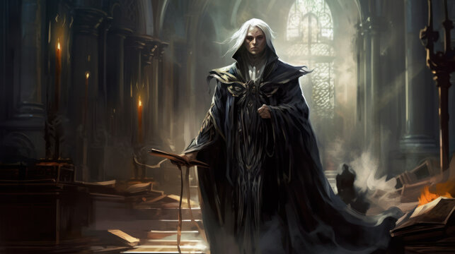 Fantasy Priest Art