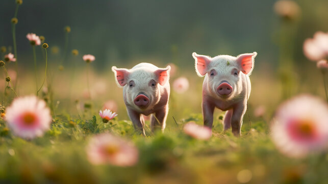 Pink Piglets