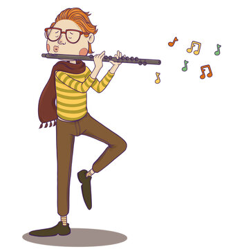 Cartoon Flute