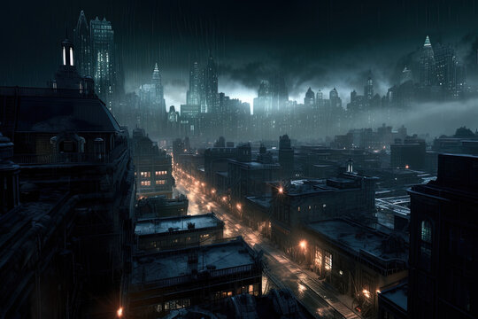 Gotham City Background