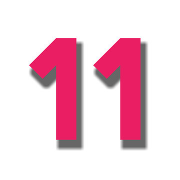 Red Number 11