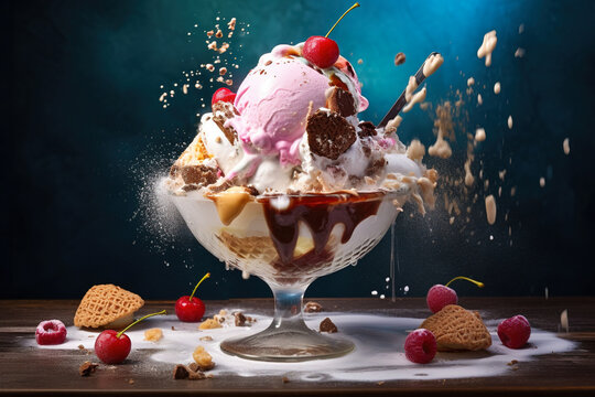 Ice Cream Sundae Wallpaper