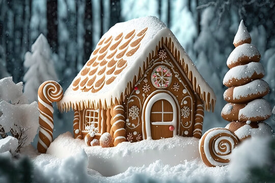 Gingerbread House Scene Images – Browse 2,101 Stock Photos, Vectors ...