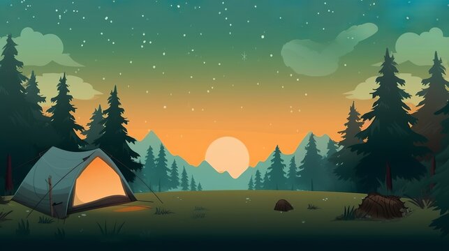 "Camping Background" Images – Browse 452 Stock Photos, Vectors, and ...