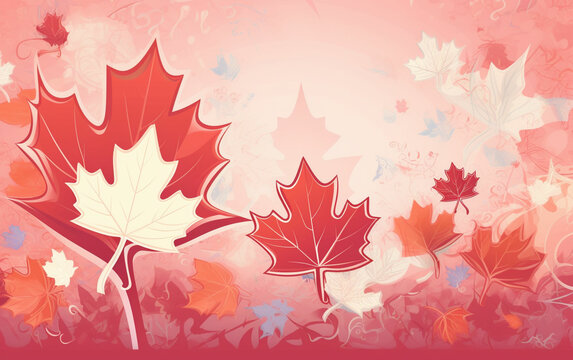 Canada Flag Leaf Wallpaper