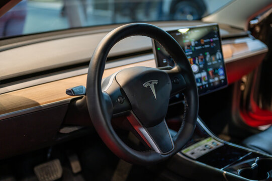 Electric Cars Tesla Interior