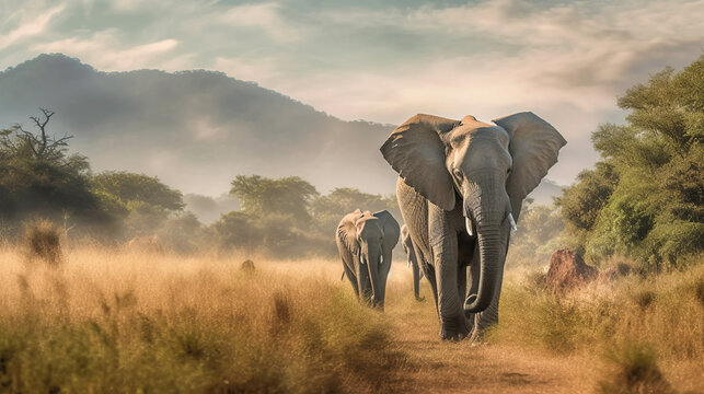 "Elephant Couple" Images – Browse 111 Stock Photos, Vectors, and Video ...