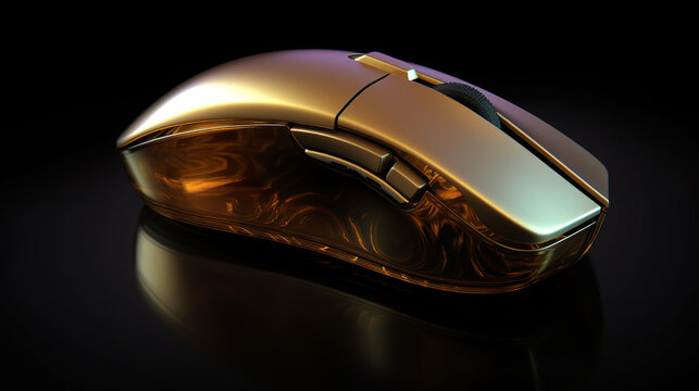Gold Gaming Mouse