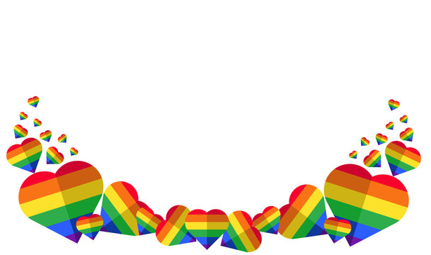 Rainbow Heart Border Images – Browse 3,859 Stock Photos, Vectors, and ...