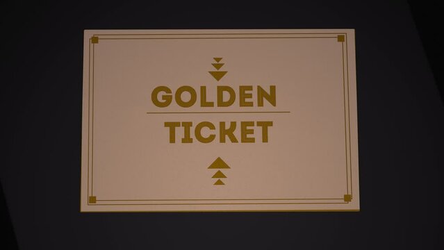 "Golden Ticket" Images – Browse 318 Stock Photos, Vectors, and Video ...
