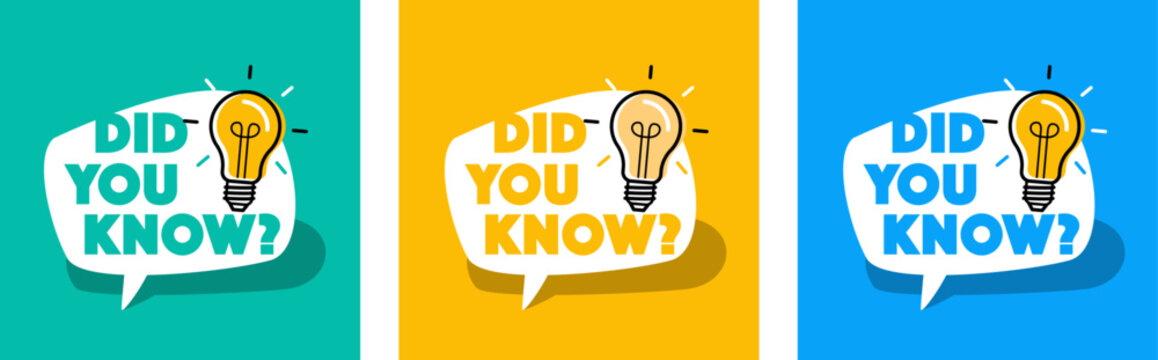 "Did You Know" Images – Browse 3,831 Stock Photos, Vectors, and Video ...