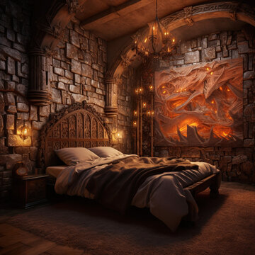 Medieval Modern Bedroom