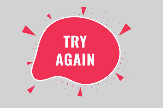 Try Again Button Images – Browse 406 Stock Photos, Vectors, and Video ...