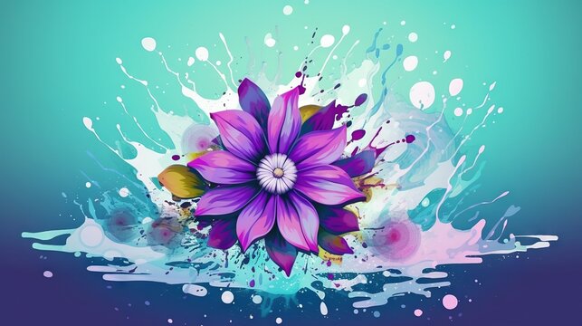 Teal Purple Flowers Images – Browse 25,980 Stock Photos, Vectors, and ...