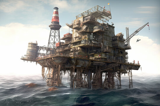 "Offshore Oil Rig" Images – Browse 945 Stock Photos, Vectors, and Video ...