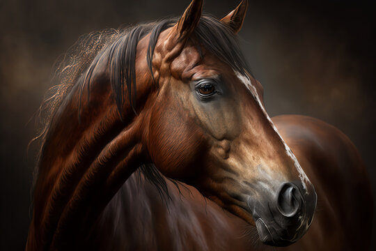 Professional Horse Face Photography