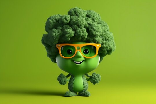 Broccoli Cartoon Characters