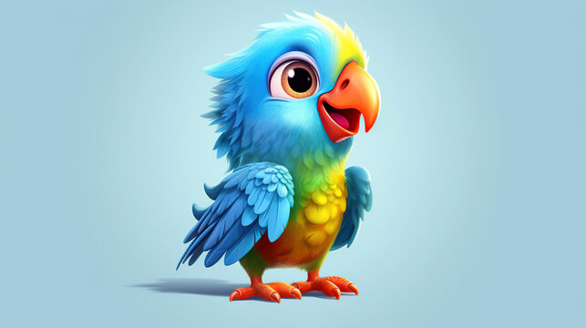 Cartoon Pic Of Parrot - Infoupdate.org