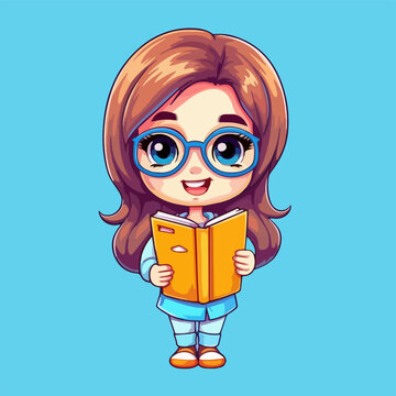 Chibi Reading Book