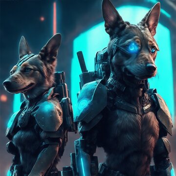 War Dogs In Action