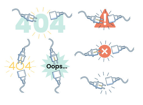 「Unplugged Error」の写真素材 | 1,540件の無料イラスト画像 | Adobe Stock