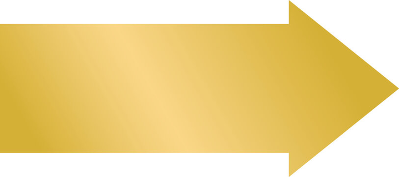 Gold Arrow Clip Art
