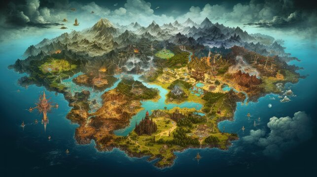 League Of Legends World Map